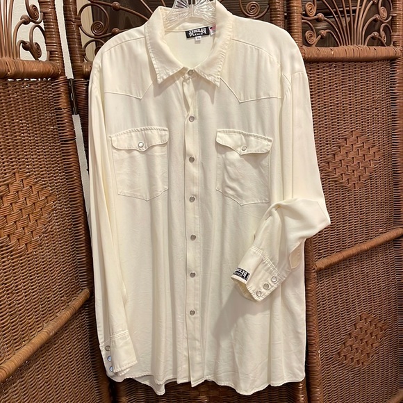 Shelby Ranch | Shirts | Vintage Shelby Ranch Xl Western Dress Shirt In ...